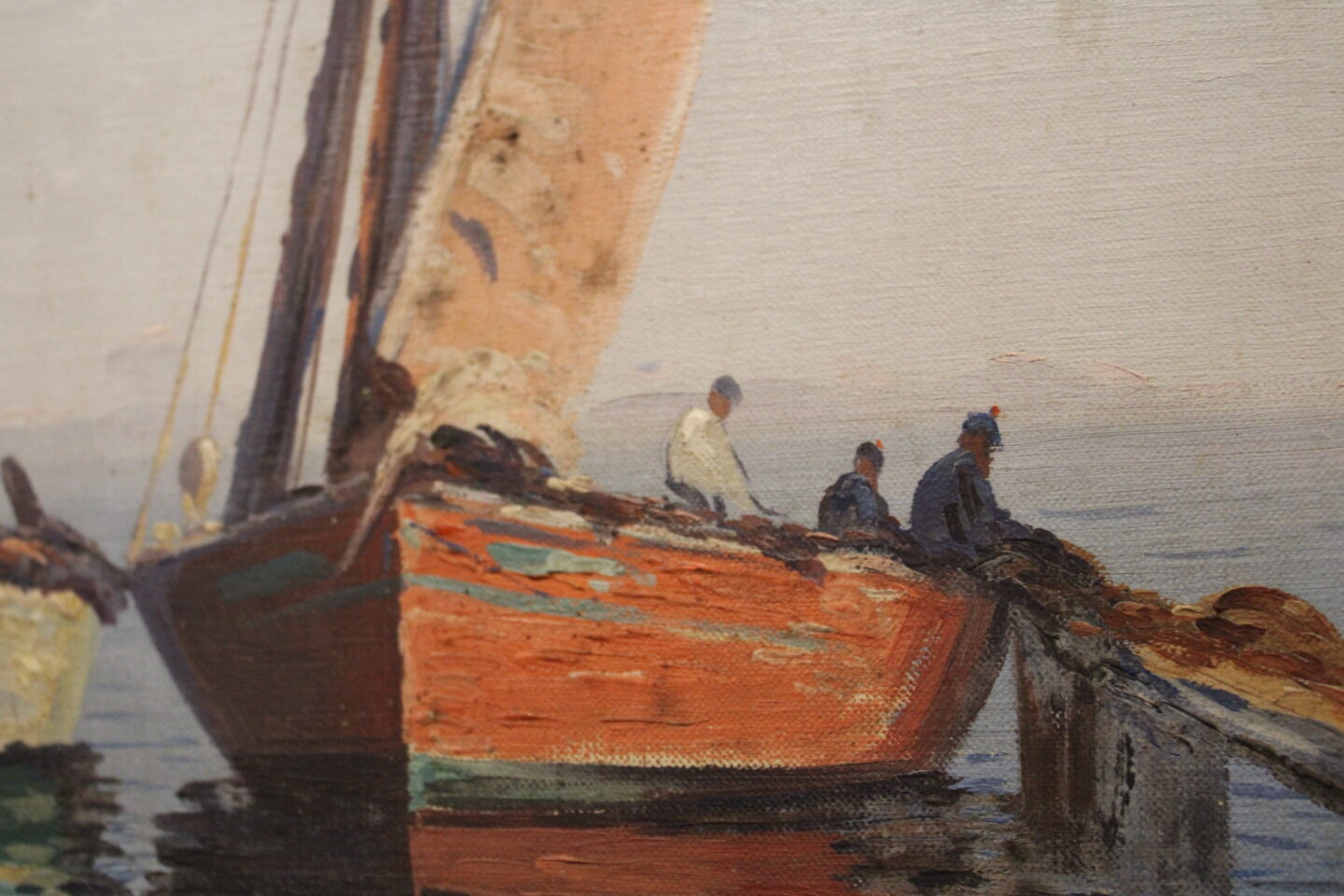 Huile sur toile de Louis Haas, XXe siècle - Galerie Damien Tison