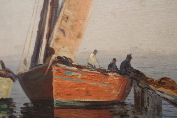 Huile sur toile de Louis Haas, XXe siècle - Galerie Damien Tison