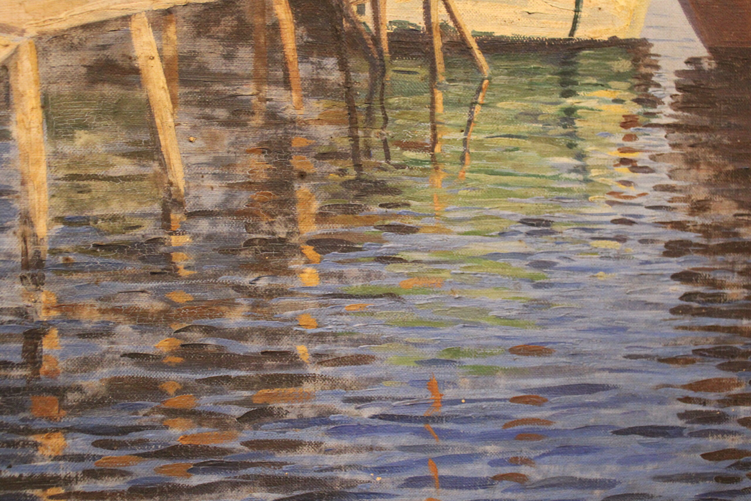 Huile sur toile de Louis Haas, XXe siècle - Galerie Damien Tison