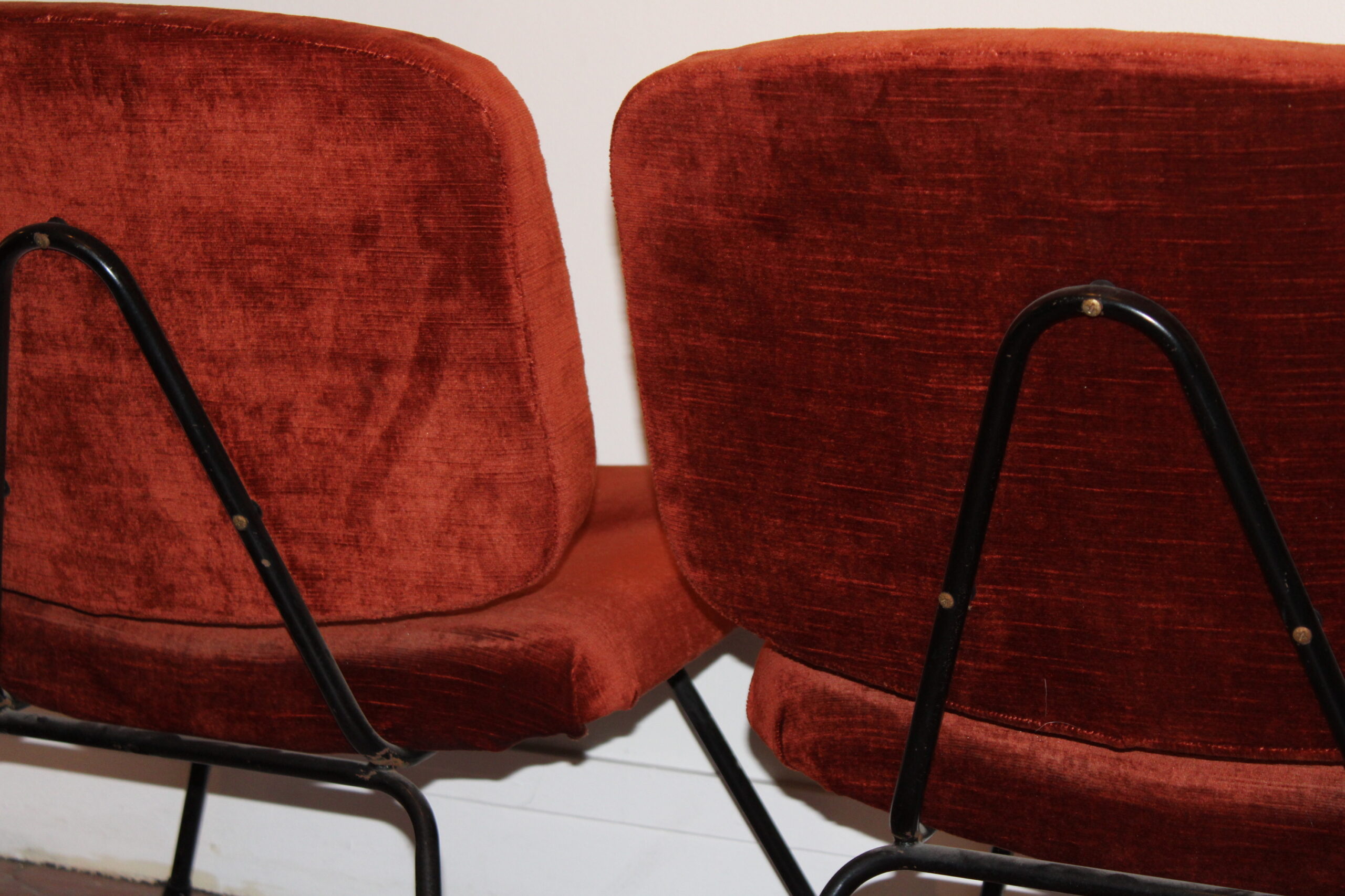 Paire de chauffeuses, Pierre Paulin - Galerie Damien Tison