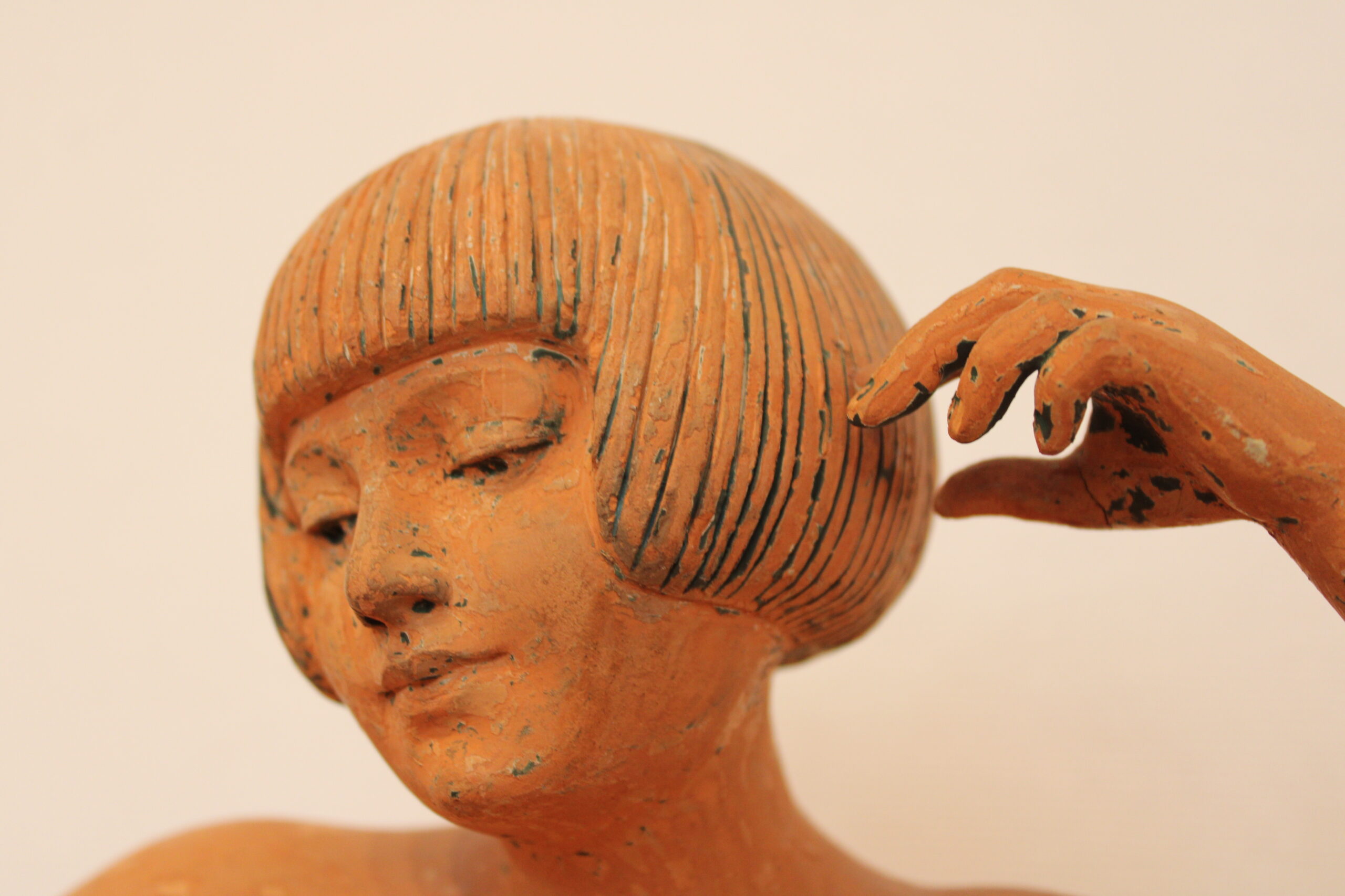Clay Sculpture, Georges Maxim - Damien Tison Gallery